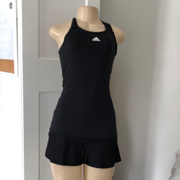 adidas | Swim | Adidas Black Aero Rest Dress High Neck Racerback | Poshmark